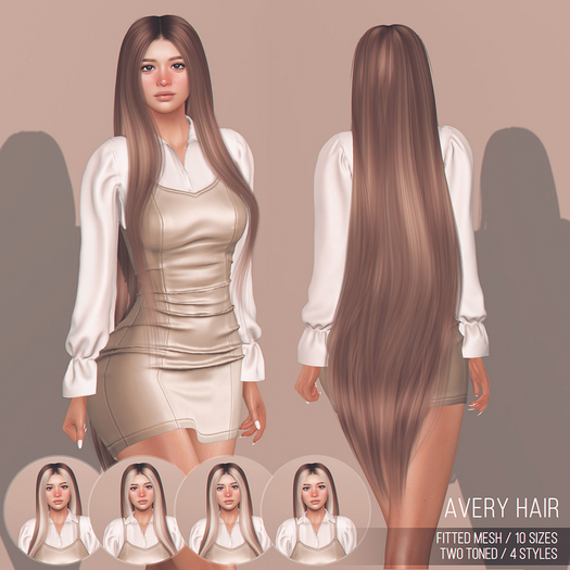 Second Life Marketplace - CHAIN - Avery Hair - DEMO